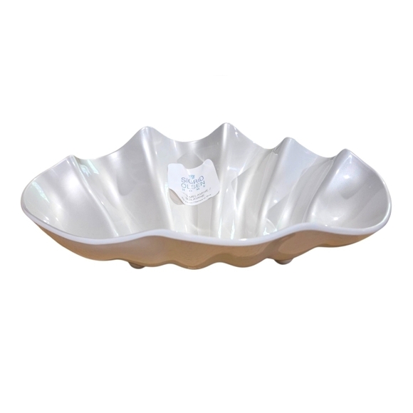 Sigrid Olsen | Accents | Sigrid Olsen Melamine Pearl Clam Shell Serving ...